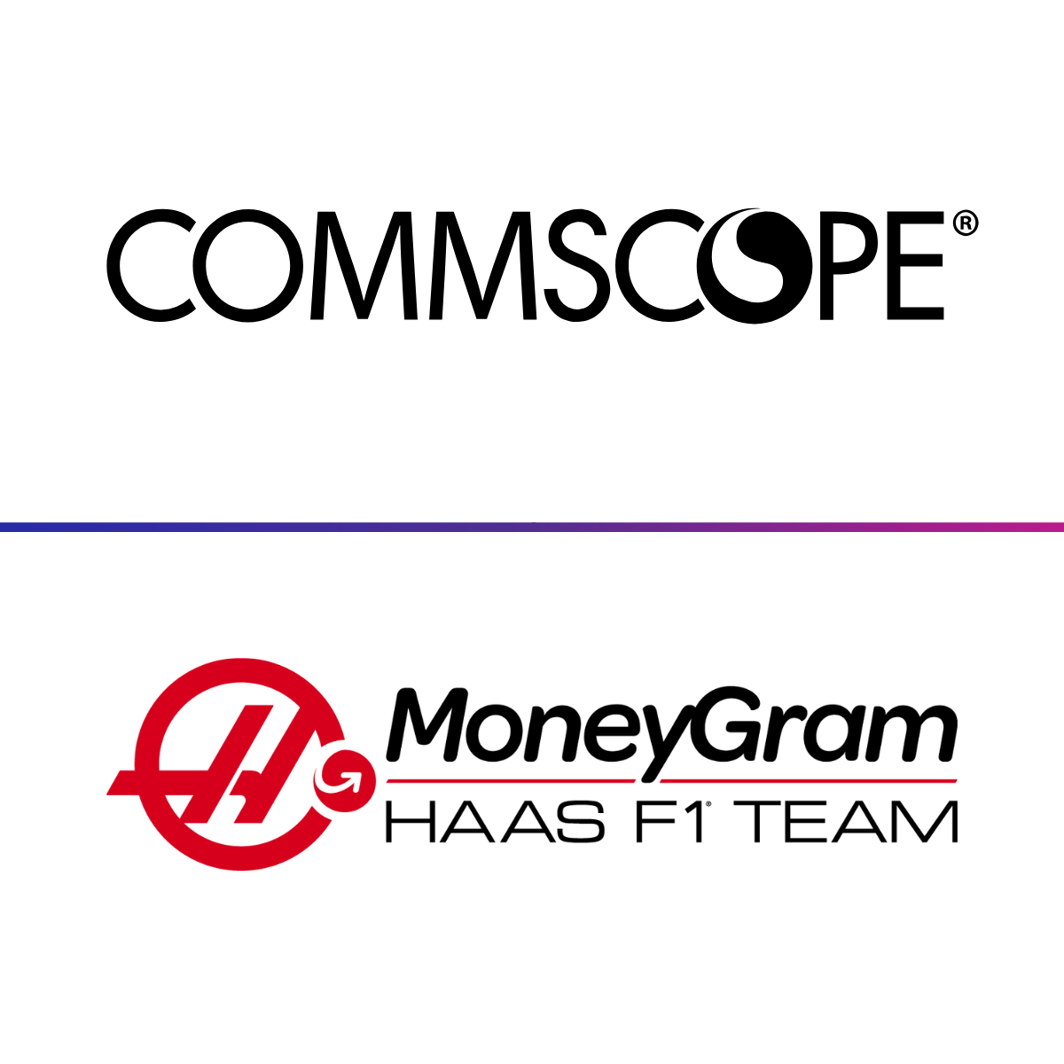 CommScope Announces Official Partnership with MoneyGram Haas F1 Team